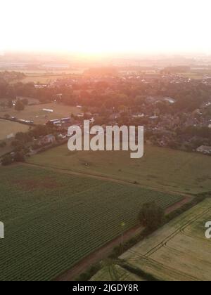 Aerial Photo. Bodicote. Oxfordshire. England Stock Photo - Alamy
