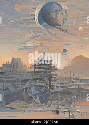 digital painting of burning earth Stock Vector Image & Art - Alamy