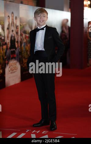 Austin Haynes arriving at the Railway Children gala screening at ...