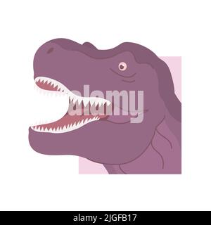 Predatory dinosaur tyrannosaurus rex of the Jurassic period ...