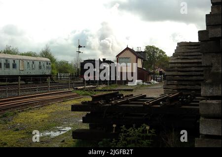 "30053" deaprting Northiam with a west-bound train Stock Photo - Alamy