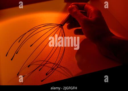 Manual massage for the head device. Allows you to relax and get rid of ...