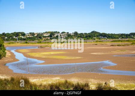 Low tide in July in Hayle Estuary, Cornwall Stock Photo - Alamy