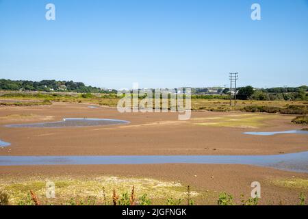 Low tide in July in Hayle Estuary, Cornwall Stock Photo - Alamy