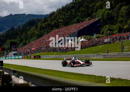 Mick Schumacher (GER) Haas F1 Team on the drivers parade. 23.10.2022 ...