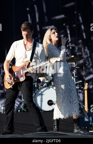 Wolf Alice performing at TRNSMT Glasgow Scotland, 19th June 2026 Stock ...