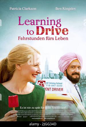 BEN KINGSLEY, PATRICIA CLARKSON POSTER, LEARNING TO DRIVE, 2014 Stock ...