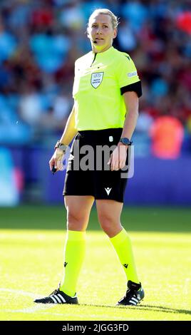 Referee Tess Olofsson during the UEFA Women's Euro 2025 Group D match ...