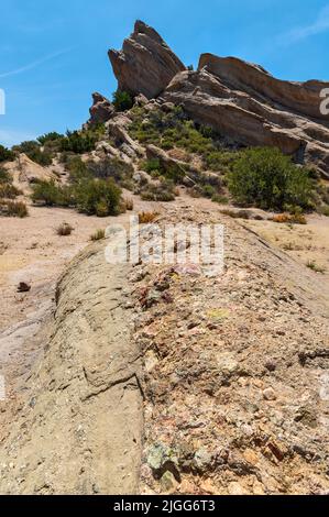 Vasquez Rocks, Famous for the Star Trek Kirk Gorn fight scene. located ...