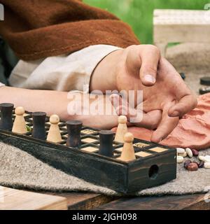 Senet is one of the oldest known board games, 3.500 B.C. This is the ...