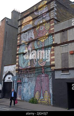 Republic of Ireland; Dublin, murals on price's line and Adair line ...