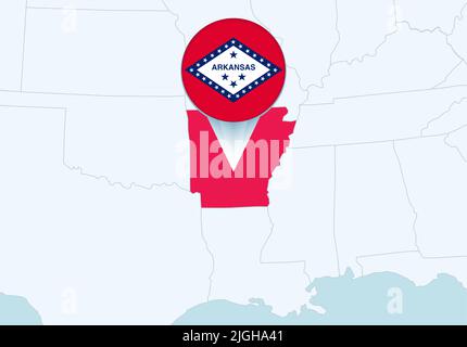 Arkansas federal state flag, United States Stock Vector Image & Art - Alamy