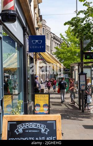 Friar Lane in Nottingham, Nottinghamshire England UK Stock Photo - Alamy