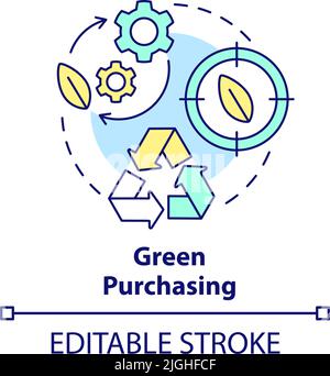 Sustainable Sourcing concept. Eco-friendly practices in business ...