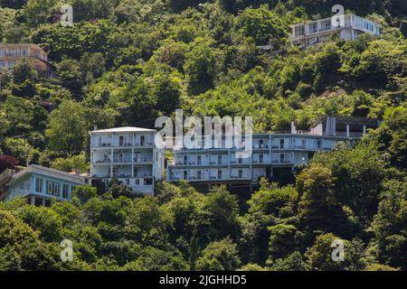 Gonio, Georgia - July 03, 2021: Hotel and villa in black sea Stock ...