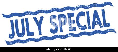 JULY SPECIAL text written on red lines stamp sign Stock Photo - Alamy
