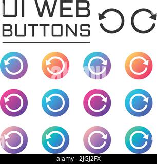 Simple minimalistic ui icons. Download, file type. Website navigation line symbols. Pixel ...