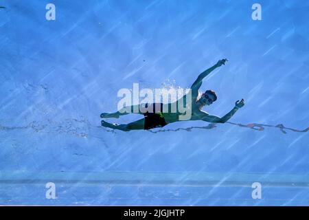 Sky Pool, a suspended swimming pool in Embassy Gardens, a residential ...