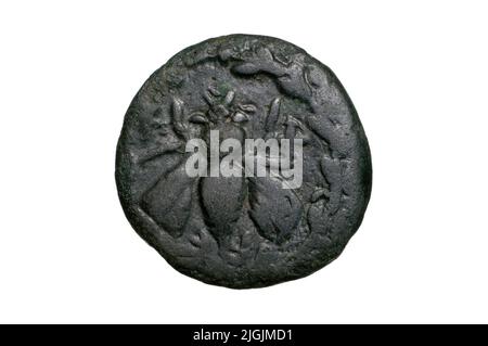 Greek coin of Ephesus Stock Photo - Alamy