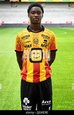 Mechelen's Dirk Asare poses for the photographer, at the 2022-2023 ...