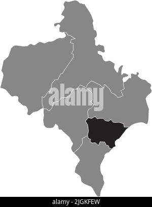 Ivano-Frankivsk map, city in Ukraine. Municipal administrative area map ...