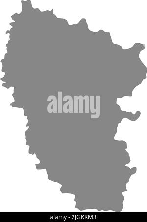 Luhansk map, city in Ukraine. Municipal administrative area map with ...