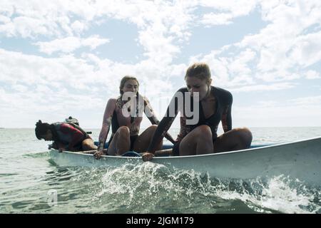 THE REEF: STALKED, from left: Ann Truong, Saskia Archer, Teressa Liane ...