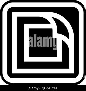 Nicotine patch icon Black line art vector in black and white outline ...