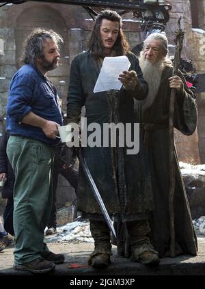 LUKE EVANS, THE HOBBIT: THE BATTLE OF THE FIVE ARMIES, 2014 Stock Photo ...