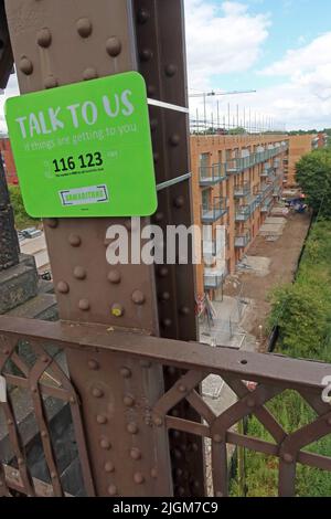 Cantilever Bridge, Warrington, UK Stock Photo - Alamy