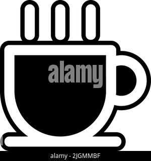 Coffee glyph icon set, coffe shop collection, vector graphics, logo ...