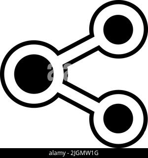 Share black glyph ui icon Stock Vector Image & Art - Alamy