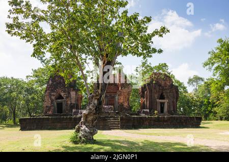 Prasat Prang Ku, Khmer hindu temple, Si Saket(Si Sa Ket), Isan(Isaan ...