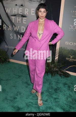 Actor Jessica Darrow attends the premiere of Disney's "Encanto" at AMC ...