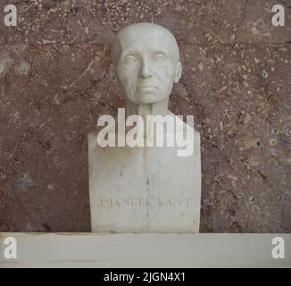 Bust of Immanuel Kant at Walhalla temple by sculptor Schadow in ...