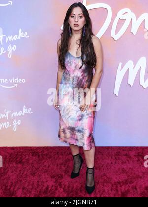 Studio portrait of the French actress Marie Chevalier. 1990 Stock Photo ...