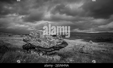 The Norber erratics are one of the finest groups of glacial erratic ...