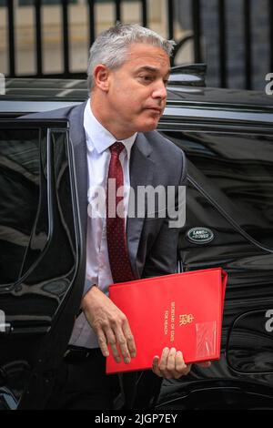 Health Secretary Steve Barclay, arrives in Downing Street, Westminster ...