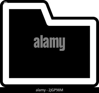 Basic ui folder icon Stock Vector Image & Art - Alamy