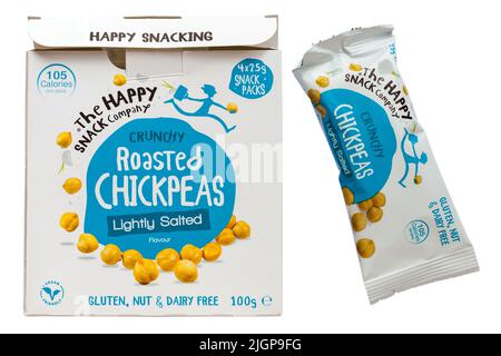 Pack of Crunchy Roasted Chickpeas lightly salted flavour by The Happy ...