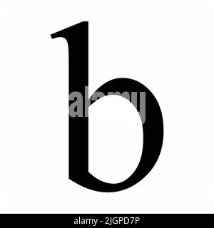 Latin d lowercase symbol isolated on white background Stock Vector ...