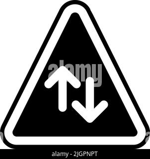 two ways, choose a path icon Stock Vector Image & Art - Alamy