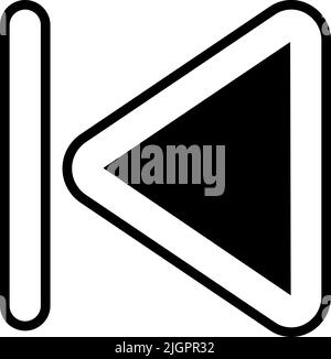 User interface previous Stock Vector Image & Art - Alamy