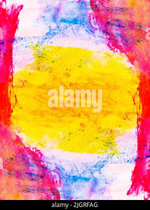 Abstract art background. Oil on canvas. Warm colors. Soft brushstrokes ...