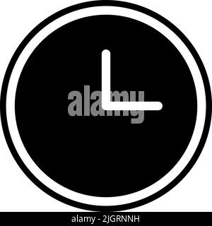 Stopwatch timer basic shape icon set vector flat illustration Stock ...