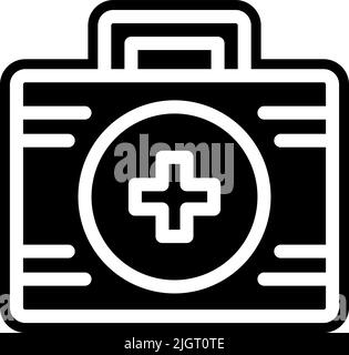 aspirin first aid glyph icon vector illustration Stock Vector Image ...