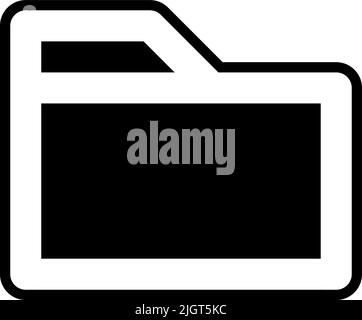 desktop interface window with folders isolated simple ui vector flat ...