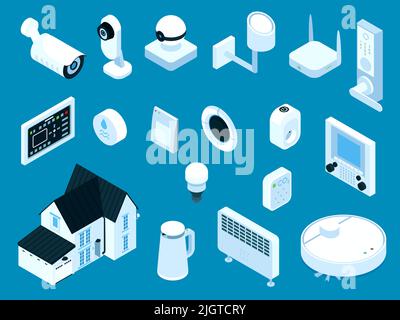Smoke detector system icon isometric vector. Fire alarm. Home safety ...