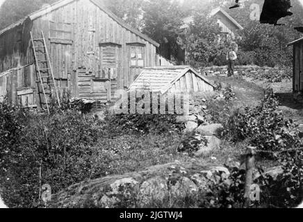 Text on the back of the card: Lane further down at Anneröd Stock Photo ...