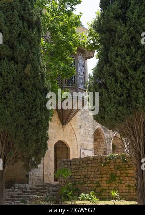 Stained glass windows in Druze leader Walid Jumblatt Palace, Mount ...